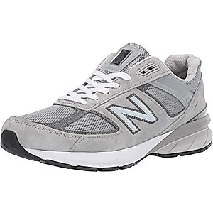 New Balance Men's Made in US 990 V5 Sneaker, Grey/Castlerock, 11