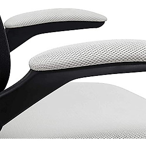 Modway MO-EEI-1423-GRY Veer-Reception Desk Flip-Up Arm Drafting Chair, 22.5"L x 25.5"W x 41.5-50"H, Gray