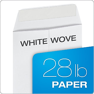 Columbian Catalog Envelopes, 6" x 9", Release & Seal Self-Sealing Closure, 28 lb White Wove, 100 per Box (COLO652)