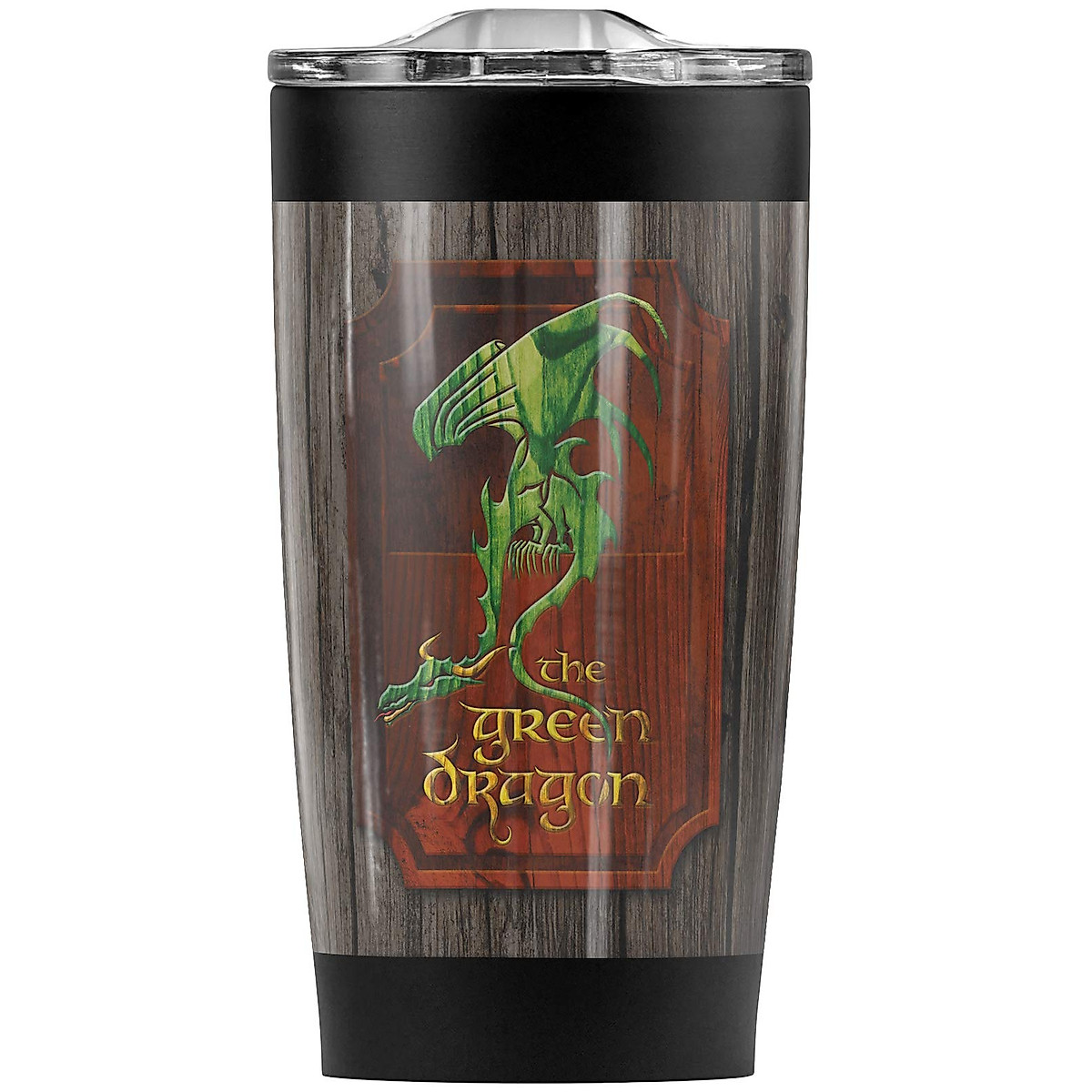 The Lord Of The Rings The Green Dragon Stainless Steel Tumbler 20 oz Coffee Travel Mug/Cup, Vacuum Insulated & Double Wall with Leakproof Sliding Lid | Great for Hot Drinks and Cold Beverages