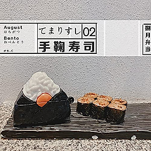 Ultra Thick Soft Silicone Case for Apple AirPods 1 2 with Keychain Hook Seaweed Roll Rice Egg Sushi 3D Cartoon Japanese Food Cute Lovely Fun Funny Unique Creative Cool Kids Girls Women Teens