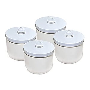 Nispira Ceramic Dome Water Filter Cartridge Compatible with Zen Portable Purification System, Max Water, Water Cooler Household buckets Countertop. 4 Packs
