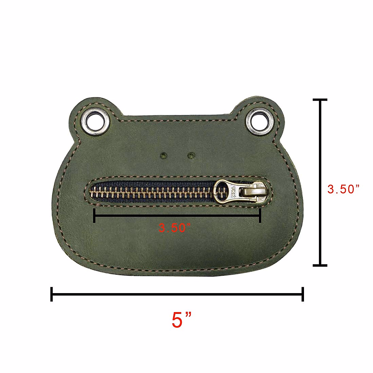 Hide & Drink, Leather Frog Wallet/Froggy Coin Pouch/Purse/Accessories/Holder/Cute Wallet, Handmade :: Dark Jade