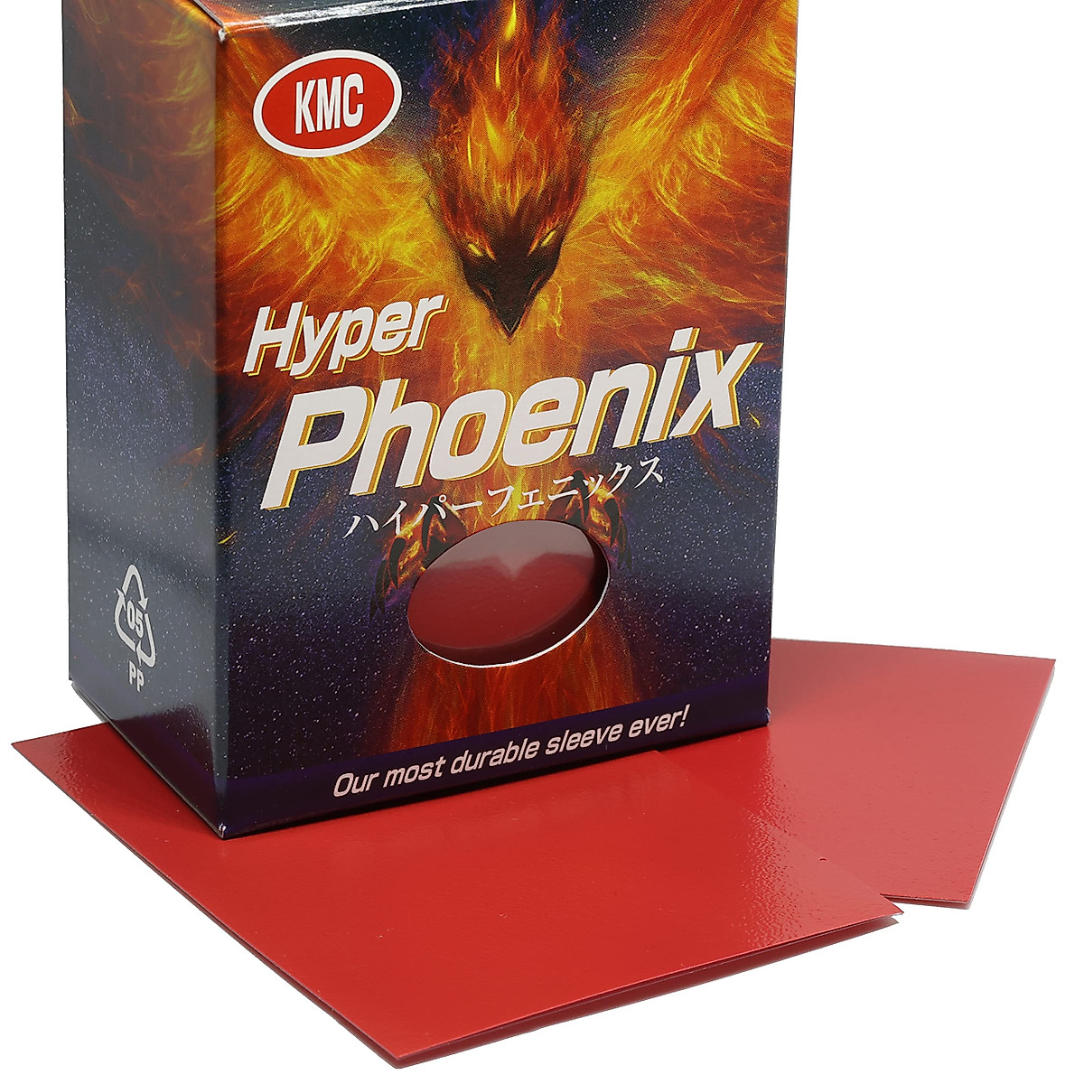 KMC Sleeves Full Size Hyper Phoenix - Matte Red (100)