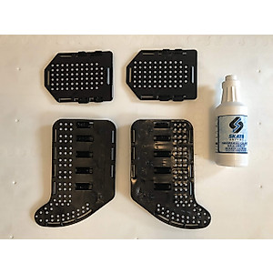 Skate Anytime Shooting Pad – Precision Engineered Skateable & Expandable Synthetic Ice All-Weather Durable - Feels Like Real Ice - (20 Panels / 60 sq ft)