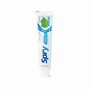 Xlear - Spry Toothpaste Sugar and Flouride-Free, 4 Ounce Toothpaste (Pack of 3)