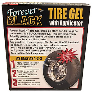 Forever Car Care Products FB810 Black Tire Gel and Foam Applicator
