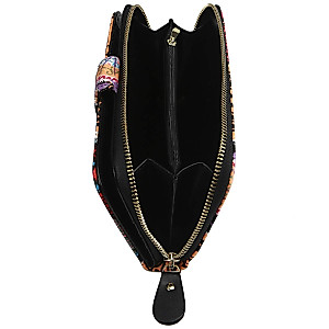 Heidi Bag Women Bohemian Purse Wallet Clutch Canvas Smartphone Wristlets Bag