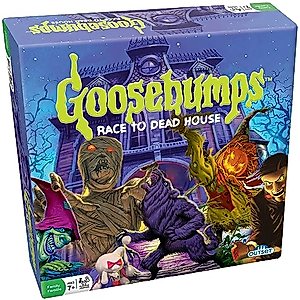 Goosebumps Race to Dead House - The Game of Werewolves, Blobs and Vampire Poodles - for 2 to 4 Players Ages 7 and up