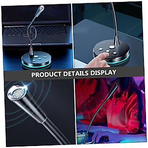Parliky Microphone Desk Computer Stand Game Chatting Tool Condenser Gaming Mic Laptop Adjustable Stand Adjustable Computer Stand Adjustable Laptop Stand Tablet Accessories Abs