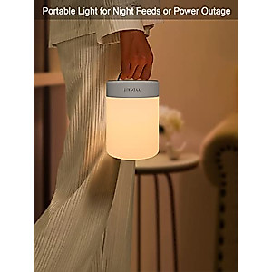 YYDSKIT Nursery Night Light for Kids Color Changing Rechargeable Touch Lamp for Newborn Baby Nursery Lamp Lasting Up to 100Hours Bedside Nightlight