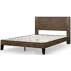 ZINUS Tonja Wood Platform Bed Frame with Headboard / Mattress Foundation with Wood Slat Support / No Box Spring Needed / Easy Assembly, Queen