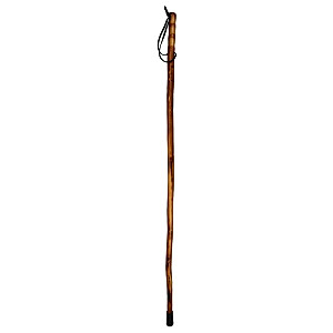 SE Survivor Series Hand Carved Flower Hiking/Walking Stick, 40" - WS630-40