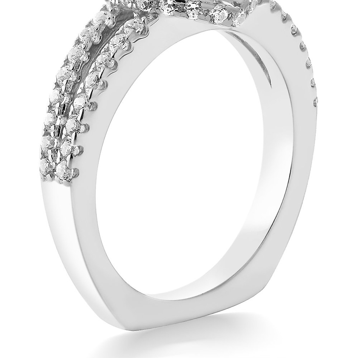 Gem Stone King 925 Sterling Silver Purple Amethyst Ring For Women (1.25 Cttw, Oval Gemstone Birthstone Available in size 5, 6, 7, 8, 9)