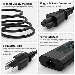 Original Replacement Slim HP 65W USB C Charger for HP Spectre X360,Elitebook x360 Type C Laptop Power Supply