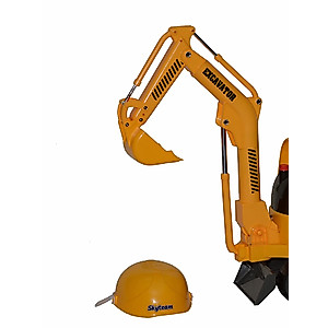 Skyteam Micro Excavator Ride On , Yellow 31.5 x 26 x 9"