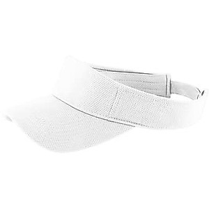 Sport-Tek® PosiCharge® RacerMesh® Visor STC27 / Custom Visor/Embroidery Visor/Monogrammed Visor (White)