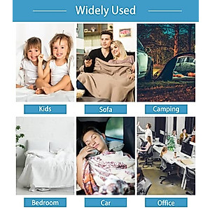 Fleece Throw Blanket for Couch - Super Soft Cozy Bed Blanket Lightweight Plush Fuzzy Mushroom Blankets and Throws for Sofa, 50 X 60 inches