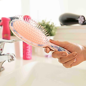 Framar Flowers Wet Detangler Brush – Brushes for Hair, Wet Dry Brush, Hair Detangler Brushes, Hairbrush for Women, Curly Hair Brush Detangler, Tangle Brush, Kids Brushes for Hair, Kids Hair Brush
