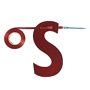 Red 69 Year Loved Banner, Red Glitter Happy 69th Birthday Party Decorations, Supplies