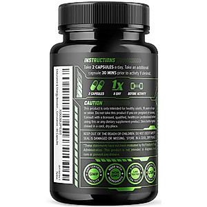 Testosterone Booster for Men - Male Enhancing Supplement - Test Booster for Endurance, Drive, Stamina, Strength, Size, Libido & Lean Muscle Growth - Supports Healthy Blood Circulation - 120 Pills