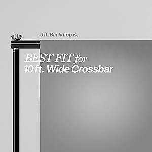 LimoStudio 9 x 15 feet / 108 x 180 inch Gray Photography Backdrop Screen Background, Premium A+ Grade High 150GSM Density Thicker Than Standard for Professionals with 3 Spring Clamps, Grey, AGG3033