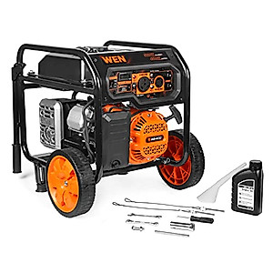 WEN 5600-Watt Portable Generator, Electric Start, 224cc, Transfer-Switch and RV-Ready with CO Shutdown Sensor (GN5602X)