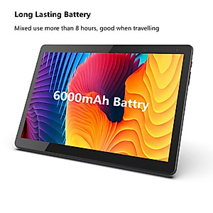 COOPERS Tablet 10 inch, Tablets Android 14, Quad-Core Processor 32GB Storage Tablet Computer, 6GB RAM, 8MP Camera, AM, FM, WiFi, IPS Screen 6000mAh Long Battery Life Tableta