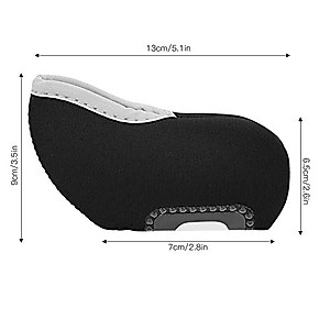 Iron Club Cover, Neoprene Putter Cover, with A Convenient Design Durable 10Pcs Golf Putter Head Cover Long Service Life. for Putter Golf Course Home Biginners(Black)