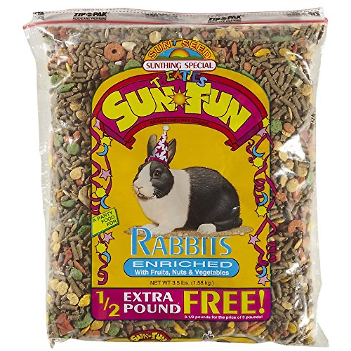 Sunseed Sun Fun - Rabbit - 3.5 Lbs