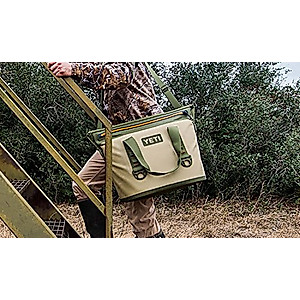 YETI Hopper Two 20 Portable Cooler, Field Tan / Blaze Orange