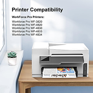 822XL Ink Cartridges Remanufactured Replacement for Epson 822XL 822 XL 822 T822XL Use for Workforce Pro WF-4820 WF-3820 WF-4830 WF-4833 WF-4834 WF-3823 Printer Ink(Black, Cyan, Magenta, Yellow,4 Pack)