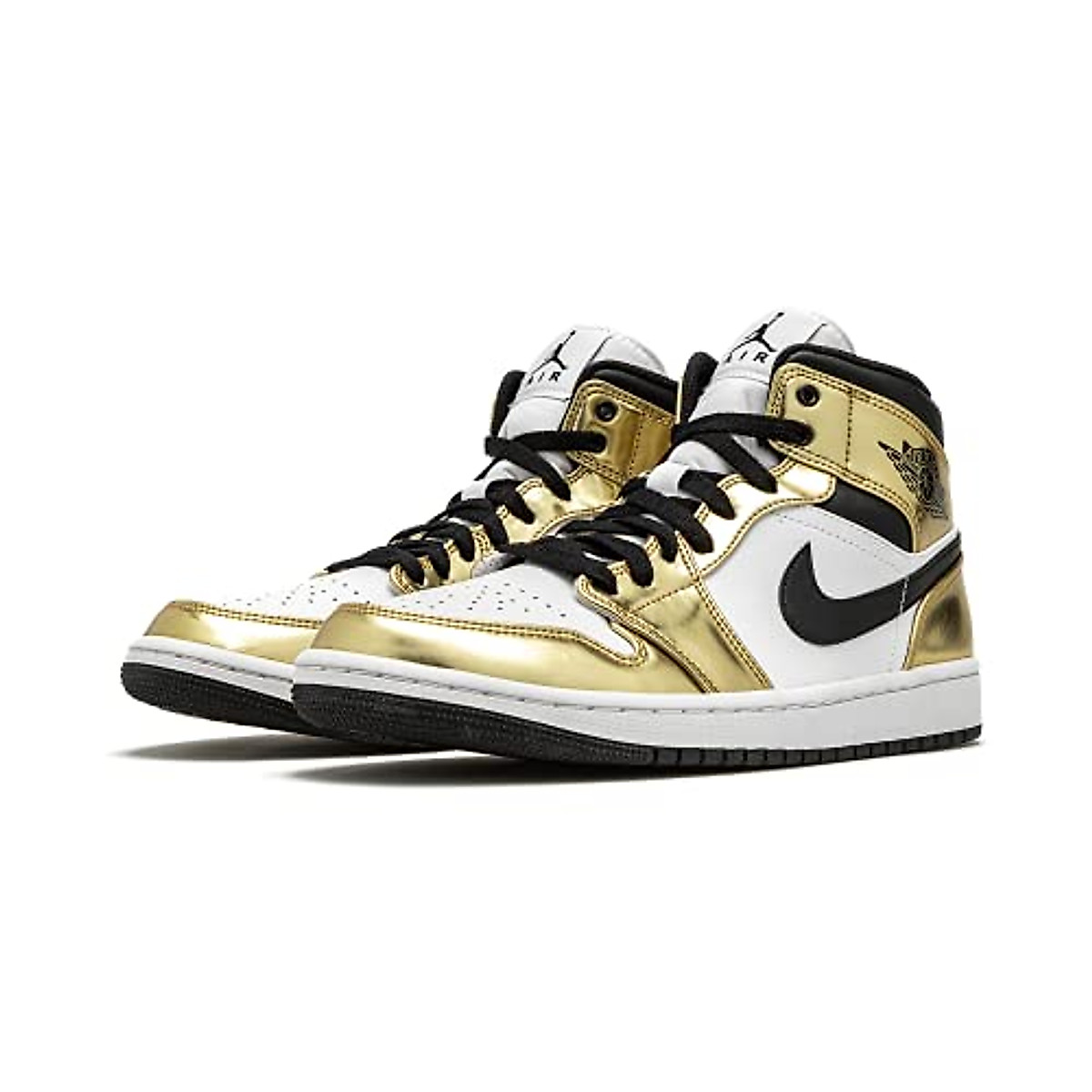 Jordan Air 1 Mid Se Metallic Gold/Black-White Mens Dc1419 700 - Size 10