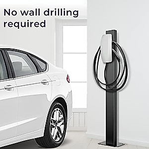 eMACROS EVSE Wall Connector Pedestal -Mounted EV Charging Station EV Charger Pedestal for Tesla for Tesla Gen 3 Wall Connector