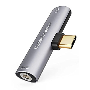 Bundle – 2 Items:USB C to 3.5mm Headphone Adapter and 3.5mm Aux Cable