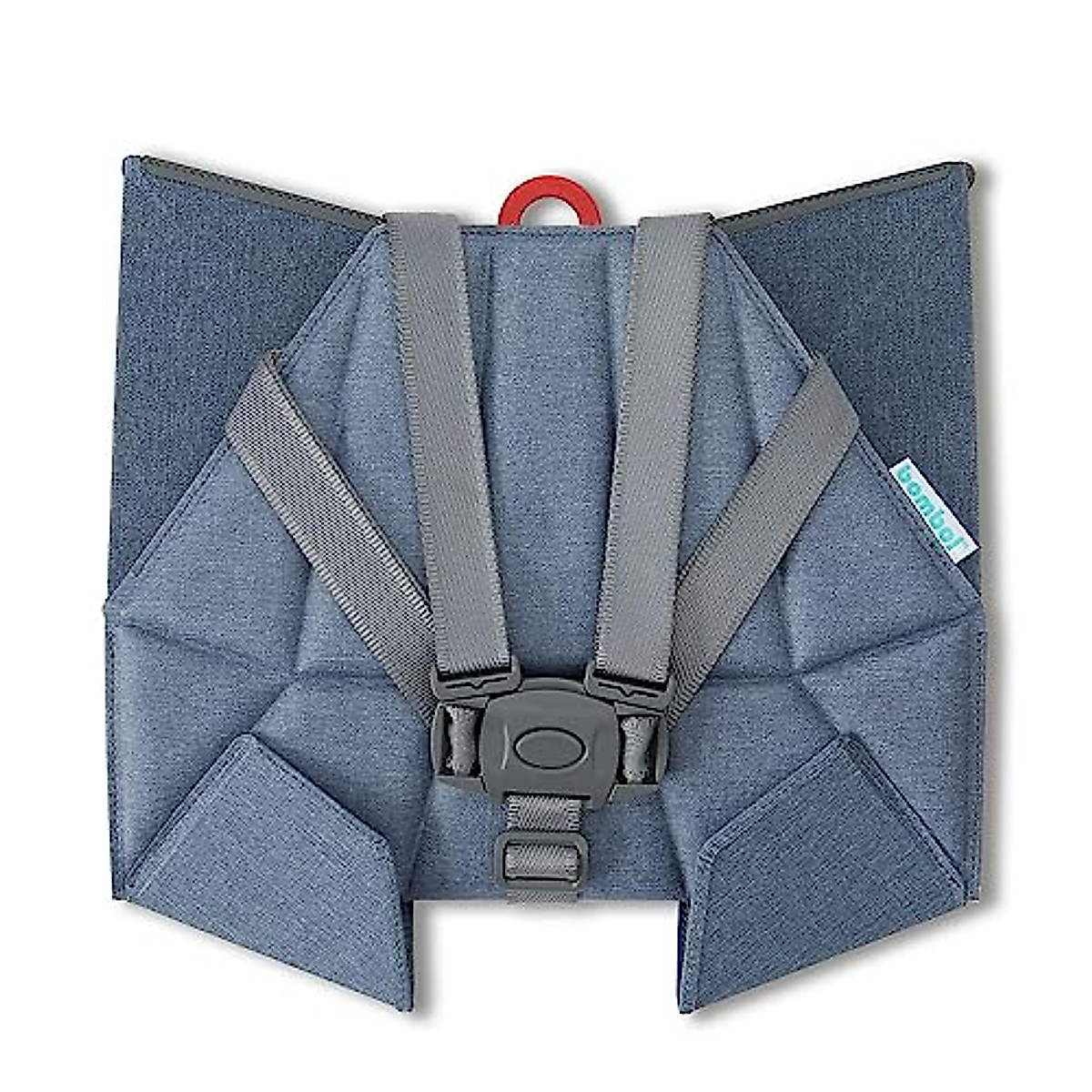 BOMBOL Instant Popup Booster Seat - Lightweight Folding Travel High Chair for Babies and Toddlers
