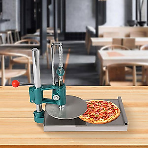 Manual Pizza Dough Press Machine, Soft Rolls Height Adjustable Dough Pastry Presser Stainless Steel Pasta Maker Pizza Express Dough Sheeter Commercial Dough Sheeter (7.9in（20cm）)
