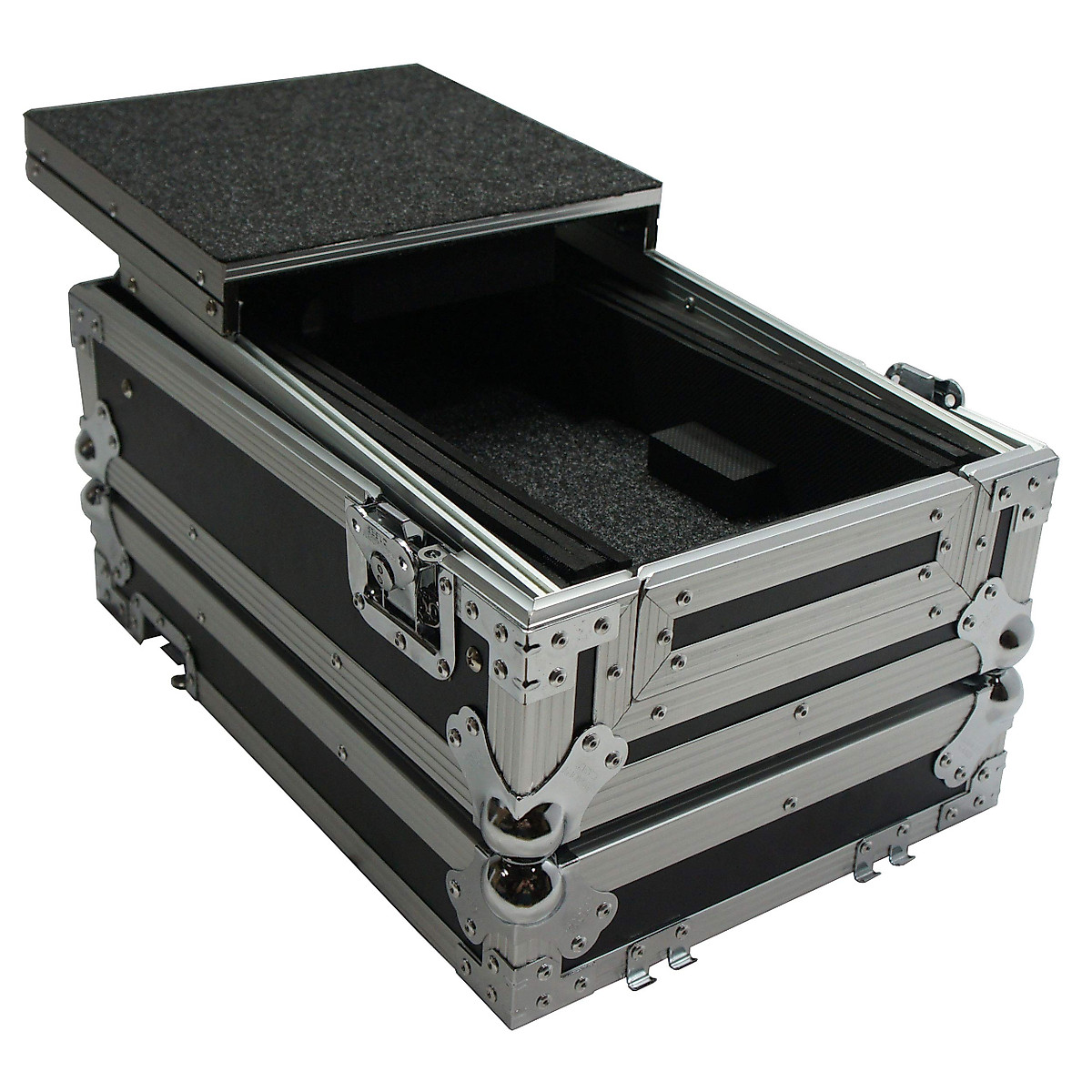 Harmony Audio HC10MIXLT Flight DJ Laptop Glide 10" Mixer Custom Case Compatible with Traktor Z2