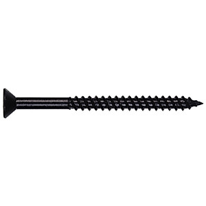 The Hillman Group, Black 39271 10 x 3-Inch Flat Head Phillips Twin Thread Cabinet Screw, 100-Pack, 3 inches
