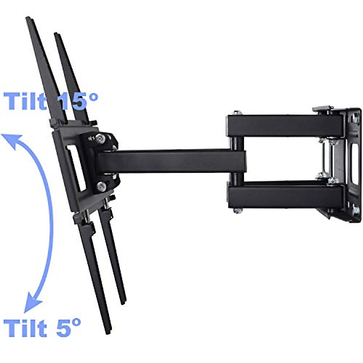 VideoSecu MW340B2 TV Wall Mount Bracket for Most 32-65 Inch LED, LCD, OLED, UHD Plasma Flat Screen TV, with Full Motion Tilt Swivel Articulating Dual Arms 14" Extend,400x400mm,100 LBS WR9