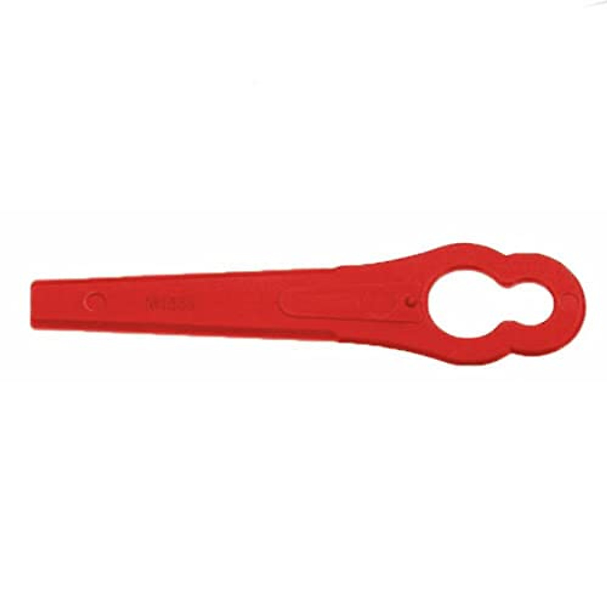 EVIKI Tool parts replace for Machine 100pcs Plastic Cutting Blades 83mm for Cordless Grass Cutter Strimmer Trimmer PA6 Lawnmower Blade Gardening Tools