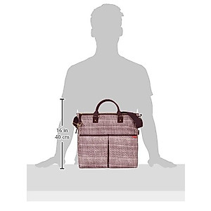 Skip Hop Duo Special Edition Diaper Bag, Plum Sketch (Discontinued by Manufacturer)