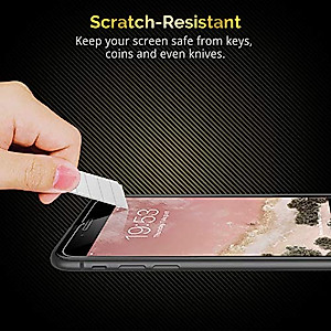 UNBREAKcable Shatterproof Tempered Glass Screen Protector for iPhone SE 2022/SE 2020, iPhone 8/7 [3-Pack] [99.99% HD Clear] [Easy Installation Frame] [9H Hardness][Bubble Free] for Apple 4.7''