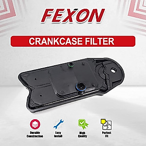 CV52001 Crankcase Ventilation Filter Breather Element Cummins CCV Filter Compatible with Dodge Ram 2500 3500 4000 4500 5500 Ford F650 750 904-418 4936636 68002433AC