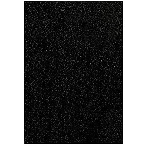 Black Glitter Cardstock - 25 Sheets A4 Black CardStock for Cricut, Black Glitter Paper for DIY Projects, Scrapbooking, Invitations - 250 GSM Card Stock Easy to Cut and DIY