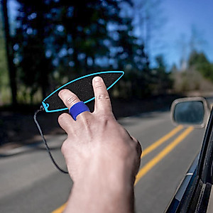 LA KEN DU,5 PCS Finger Surfboard for Car Ride-Mini Surfboard for Kids and Surfers with Receive Bag(Include Red Green Yellow Blue White)