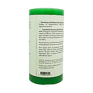 CRYSTAL JOURNEY Candle Pillar Heart, 1 EA