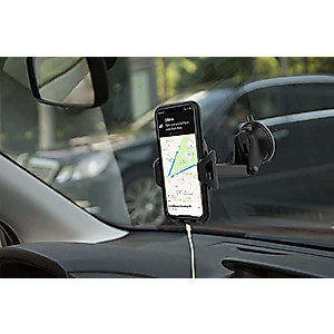 Arteck Car Mount, Universal Mobile Phone Car Mount Holder 360° Rotation for Auto Windshield and Dash, for Cell Phones Apple iPhone 14, 14 Pro, 13, 13 Pro, 13 Mini, 12, 11, SE, Android Cellphone, GPS