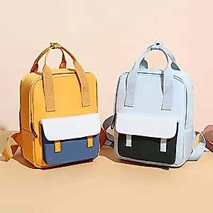 Yeerovan Preschool Backpack Kindergarten Little Toddler School Backpacks for Boys and Girls with portable-(015/Yellow)