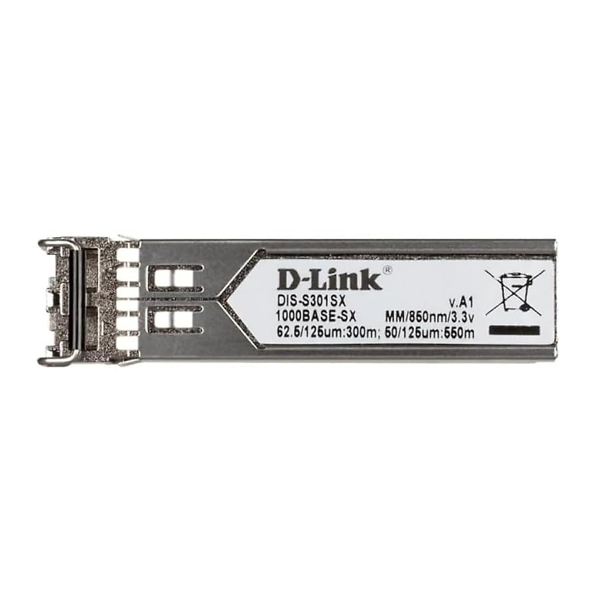D-Link 1-Port Mini-GBIC SFP to 1000BaseSX Multi-Mode 550M Fiber Transceiver - (DIS-S301SX)